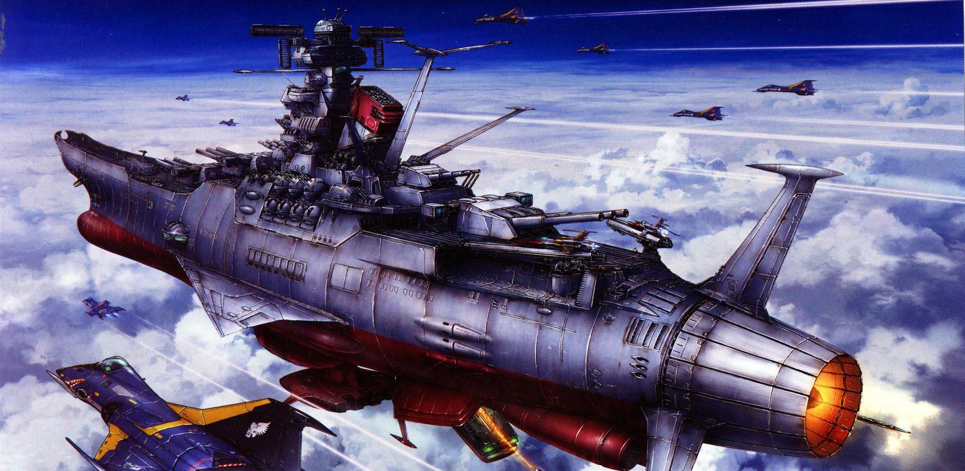 Space Battleship Yamato 2199 - Hyper Mechanical Detail Artworks - AMH Magz